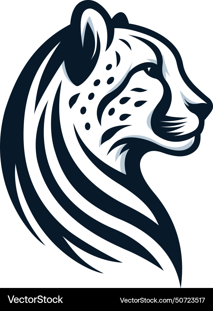 Leopard mascot logo Royalty Free Vector Image - VectorStock