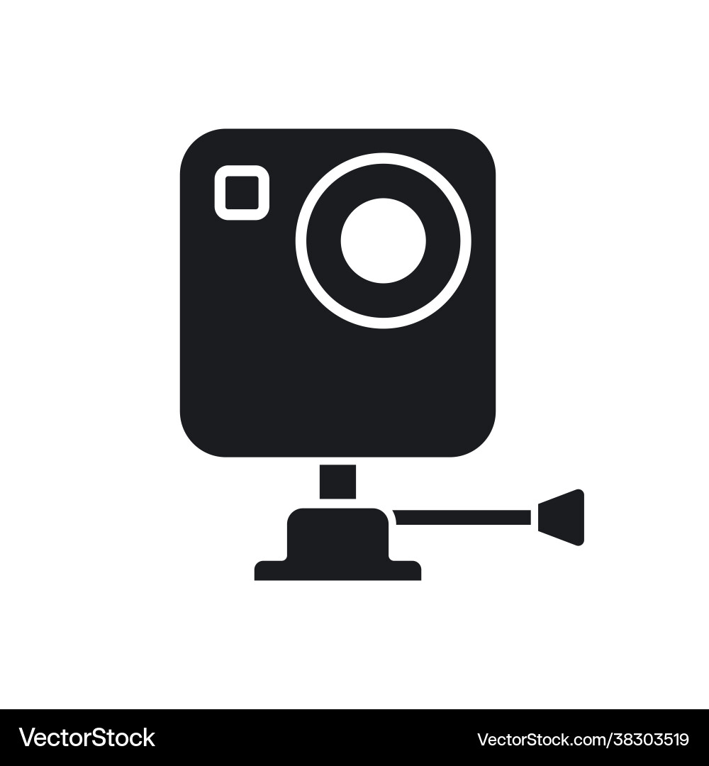 Action camera icon Royalty Free Vector Image - VectorStock