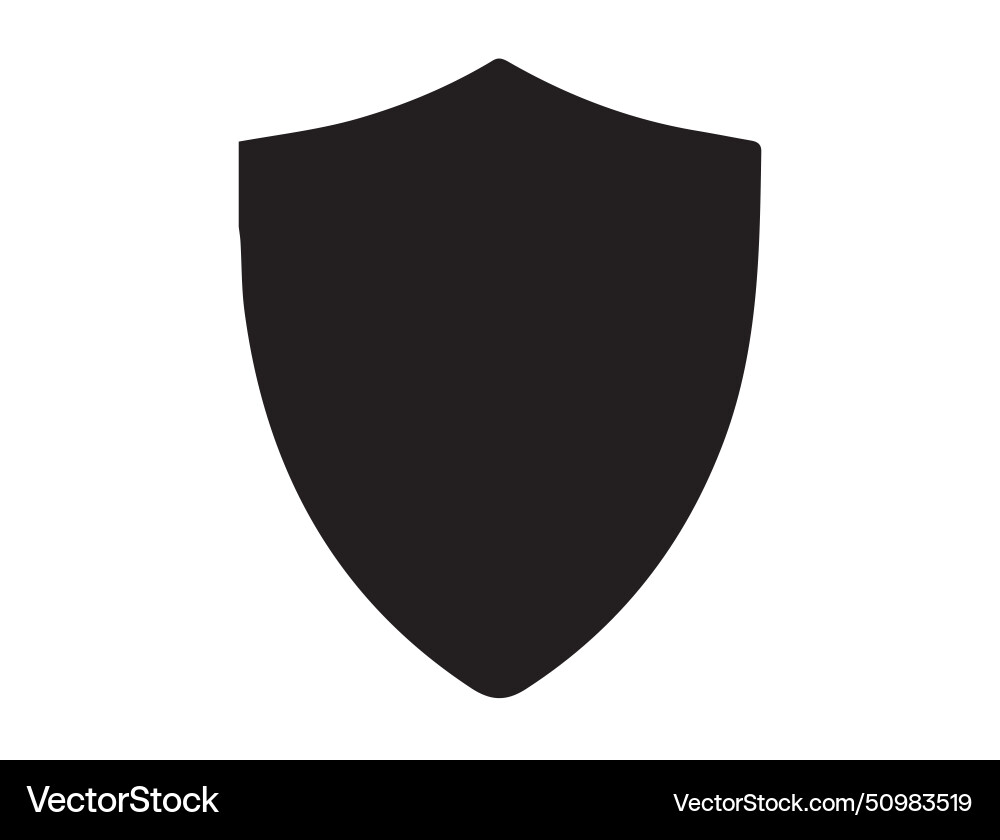 Badge shape silhouette art Royalty Free Vector Image