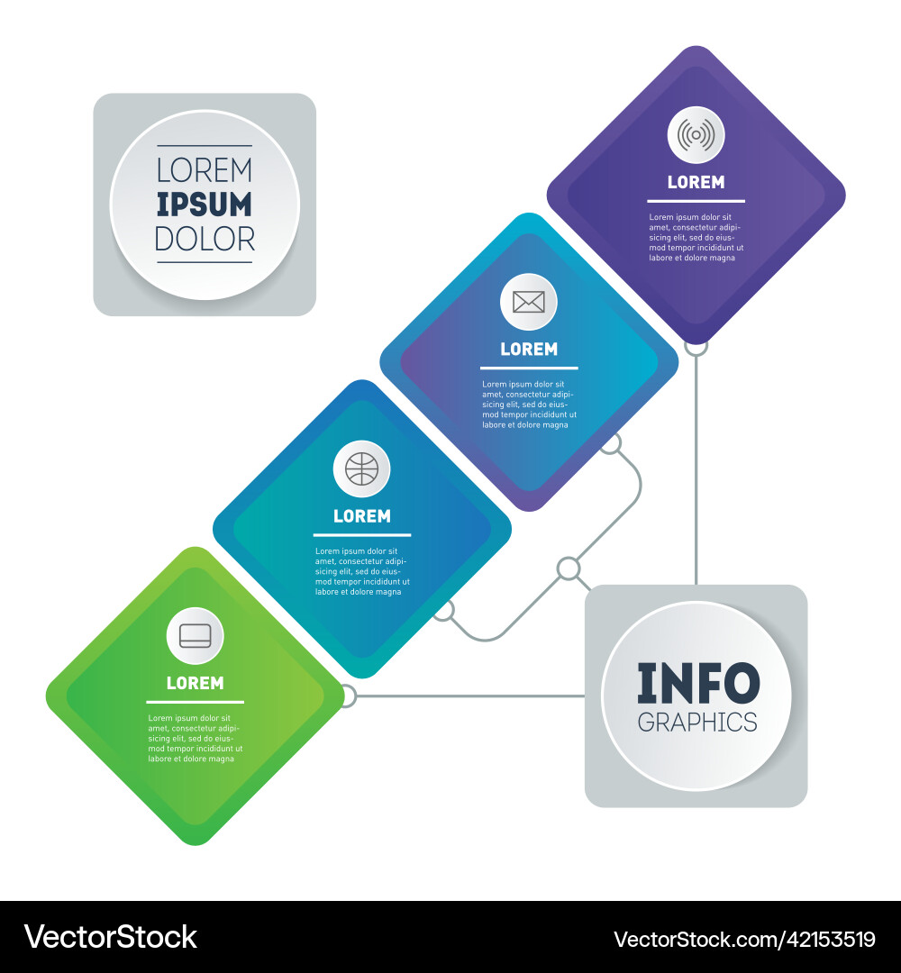 Business presentation concept summary report Vector Image