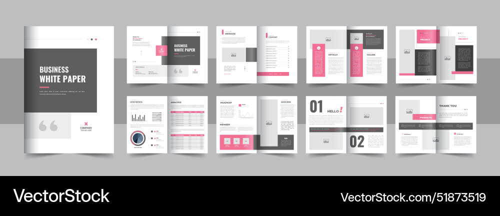 Project Summary Vector Images (over 1,100)
