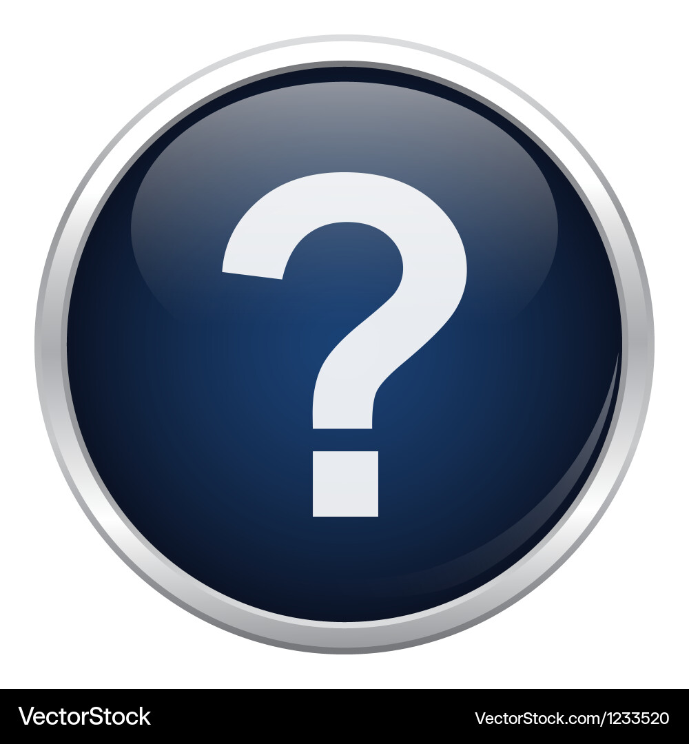 Blue problem icon Royalty Free Vector Image - VectorStock