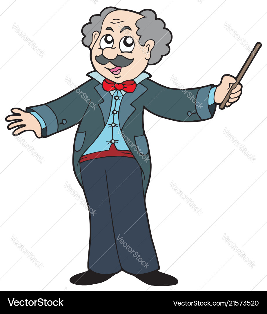 Music maestro Royalty Free Vector Image - VectorStock