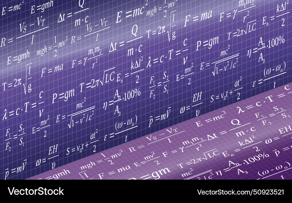 Background for a presentation on physics Vector Image