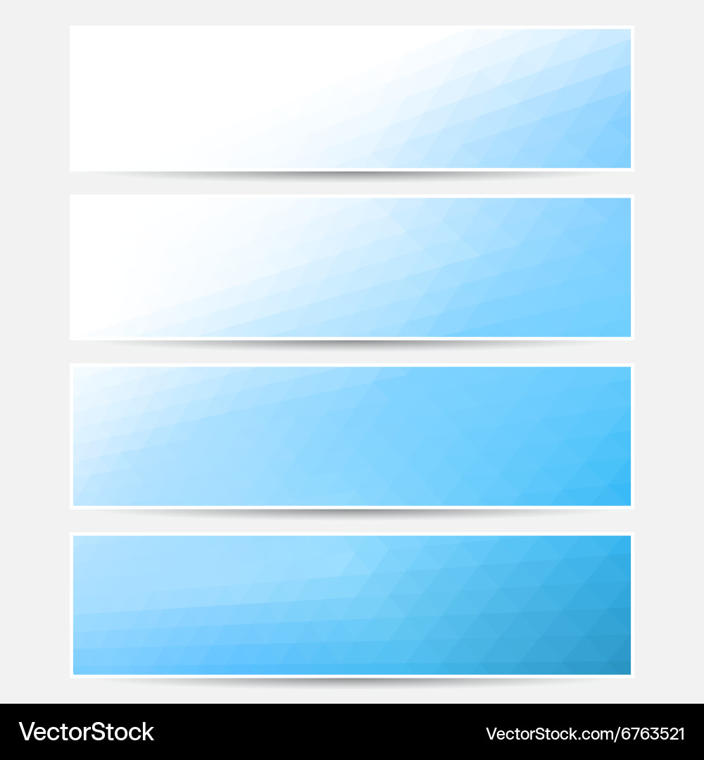 Banner set Royalty Free Vector Image - VectorStock