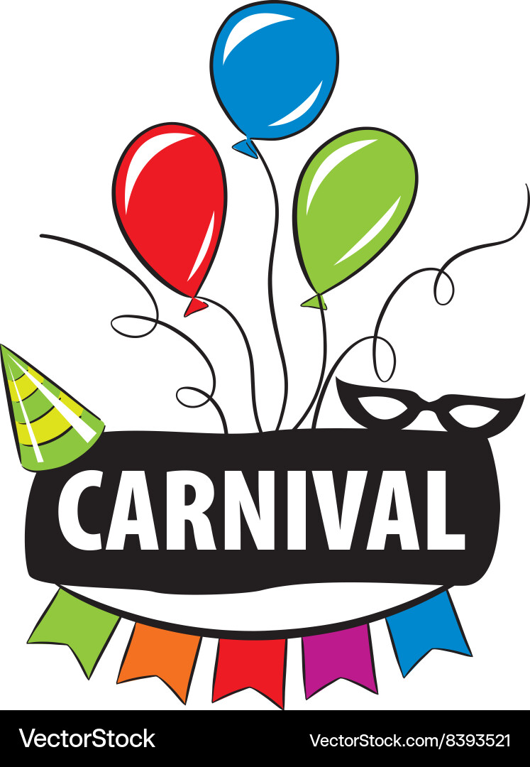 Carnival logo Royalty Free Vector Image - VectorStock