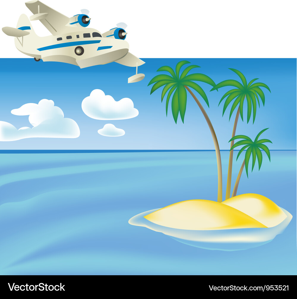 Island Royalty Free Vector Image - VectorStock