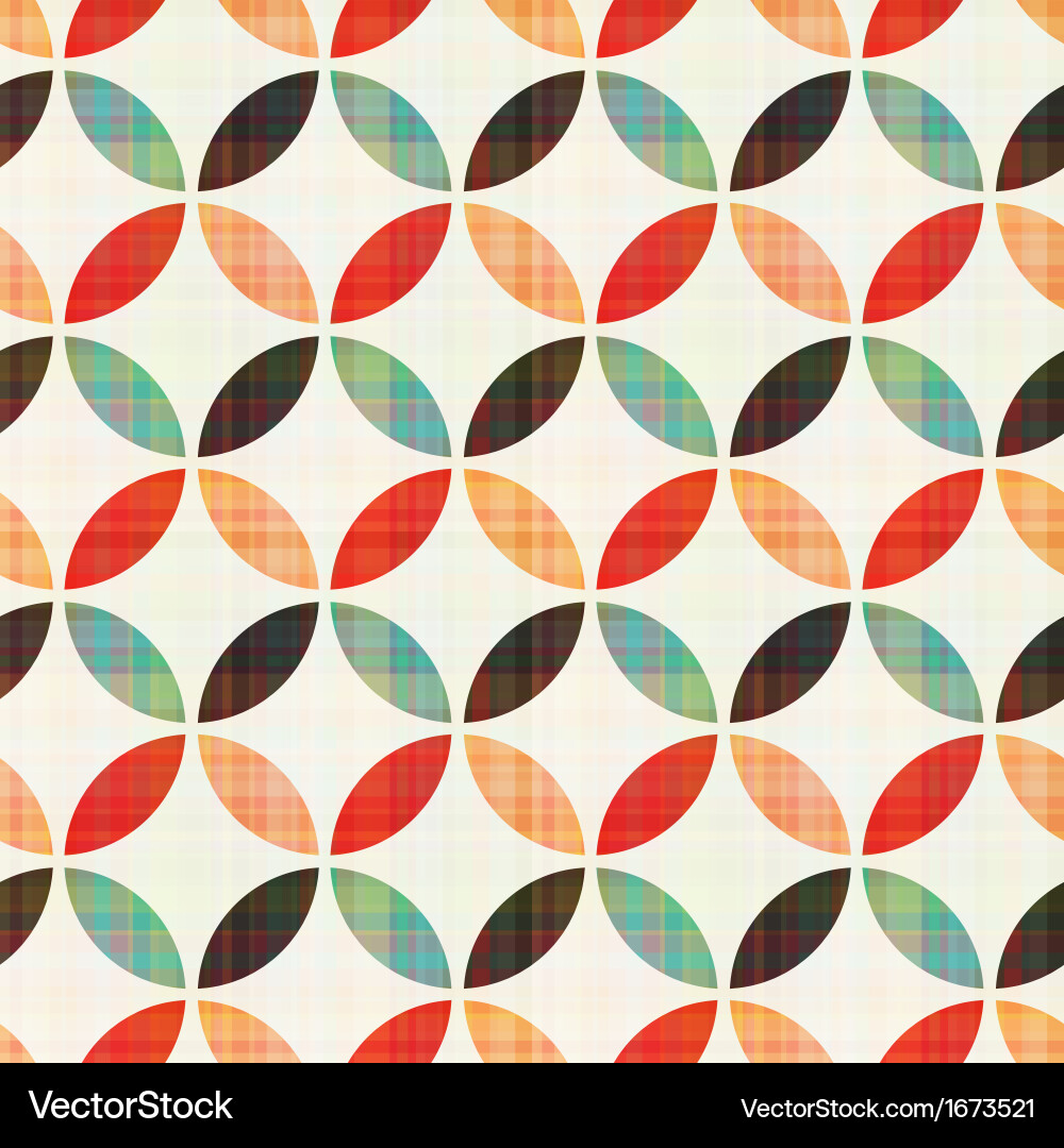 Seamless geometric circular pattern Royalty Free Vector