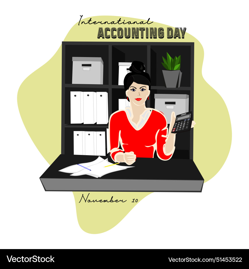 Happy secretary day banner design template Vector Image