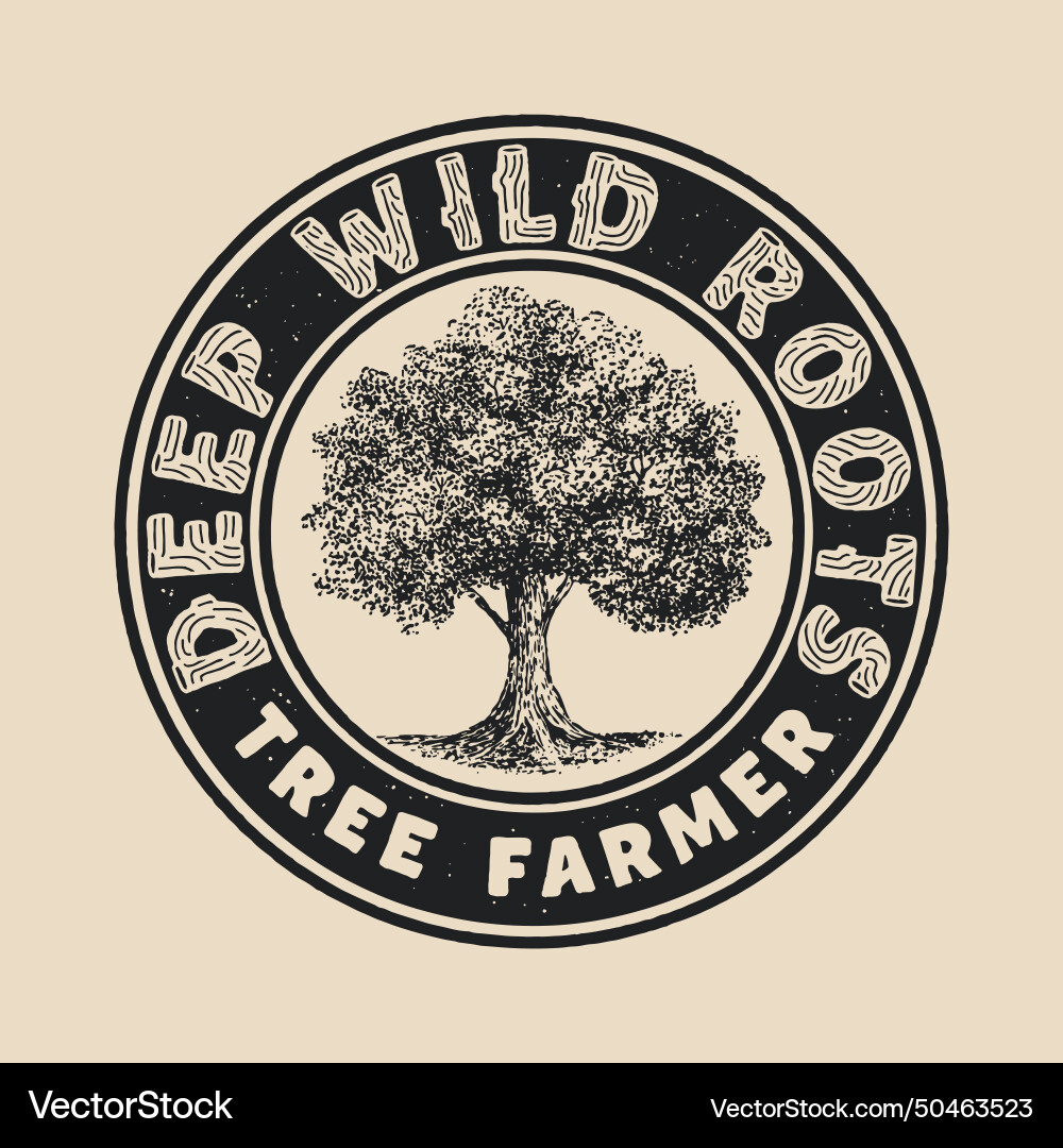 Wild Roots Logo Royalty Free Vector Image - VectorStock