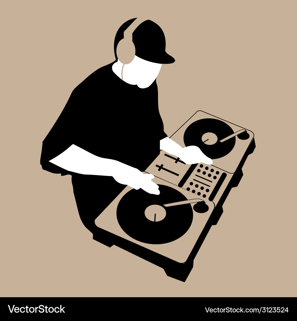 Dj scratch Royalty Free Vector Image - VectorStock