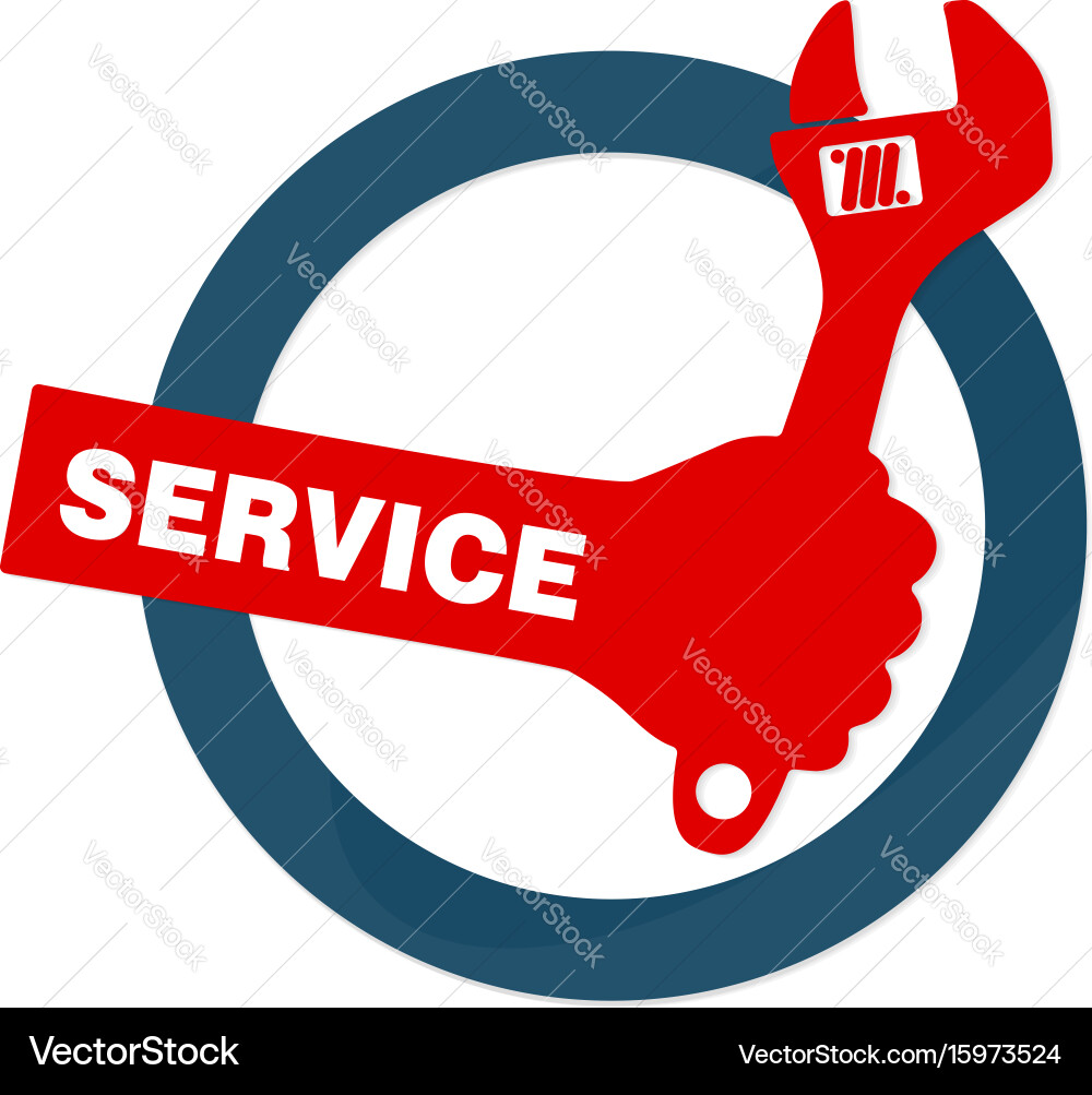 Repair sign Royalty Free Vector Image - VectorStock