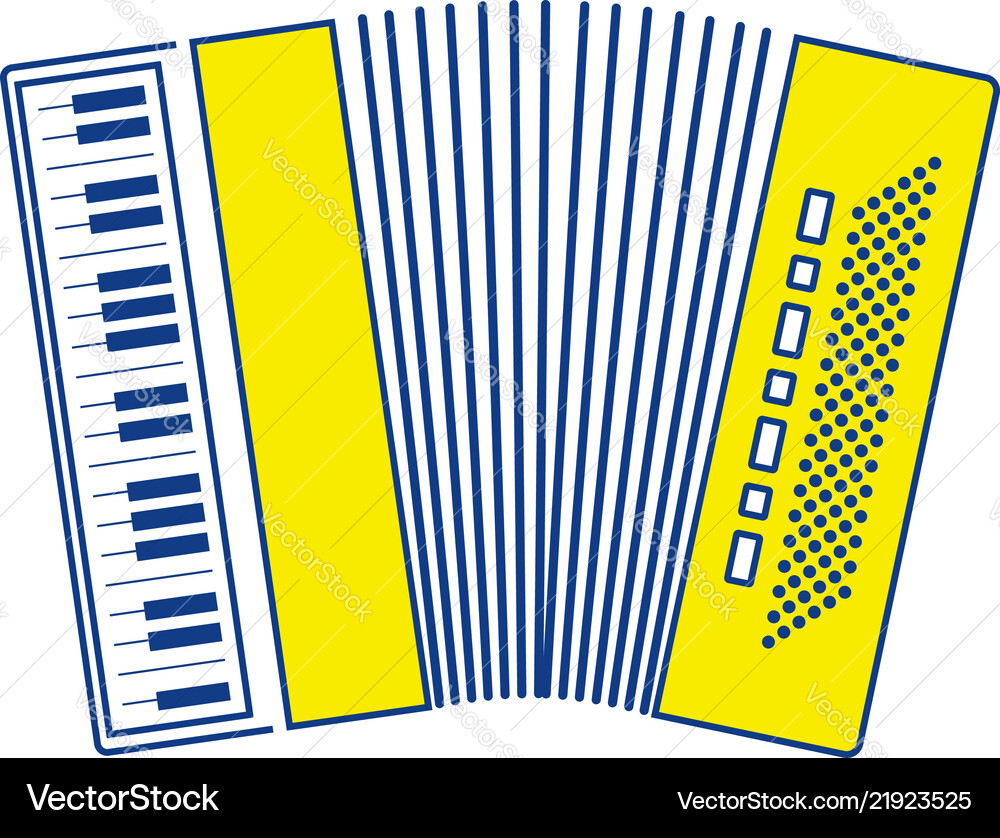 Accordion icon Royalty Free Vector Image - VectorStock