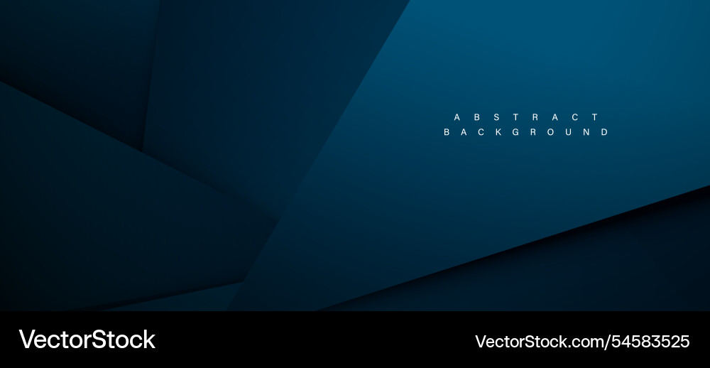 Dark blue abstract geometric background Royalty Free Vector
