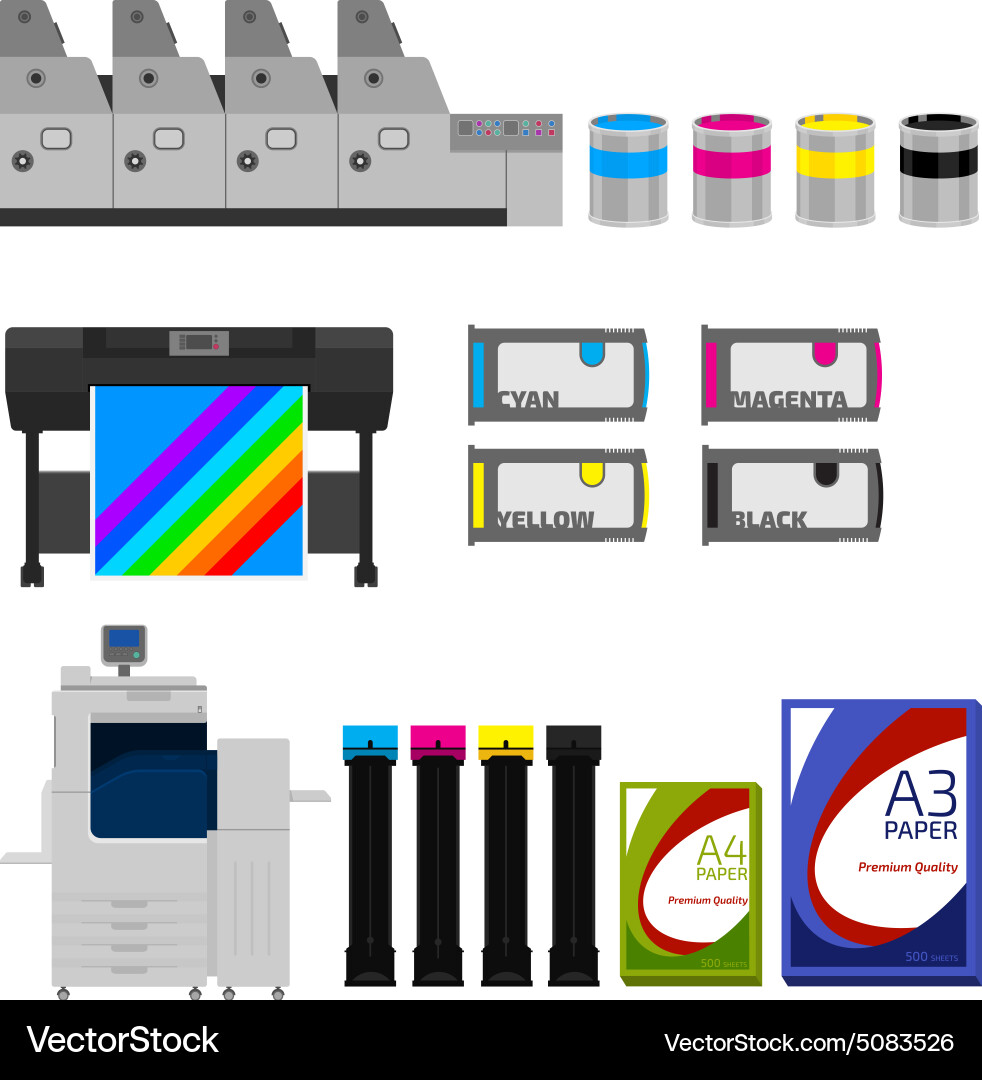 Color print Royalty Free Vector Image - VectorStock