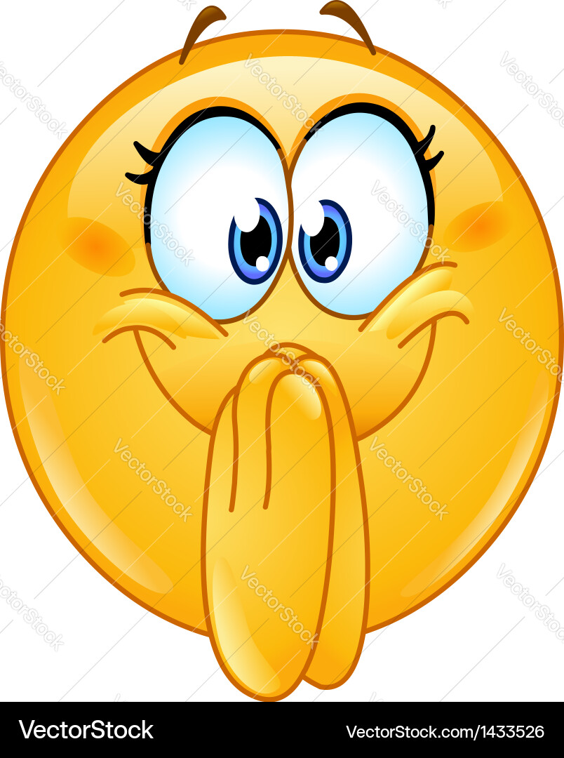 Excited emoticon Royalty Free Vector Image - VectorStock Excited emoticon Royalty Free Vector Image - VectorStock