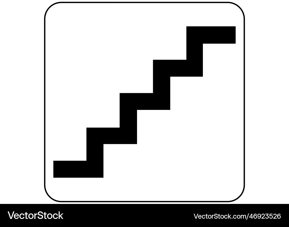 Stairs Royalty Free Vector Image - VectorStock