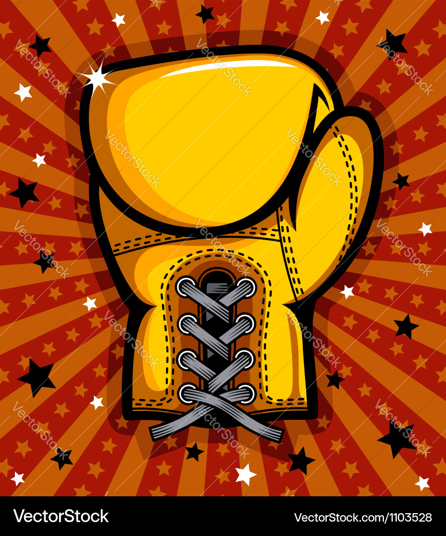 Boxing glove Royalty Free Vector Image - VectorStock