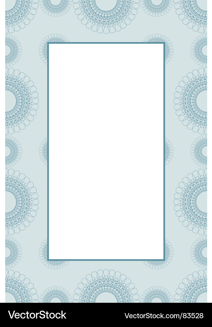 Guilloche frame Royalty Free Vector Image - VectorStock