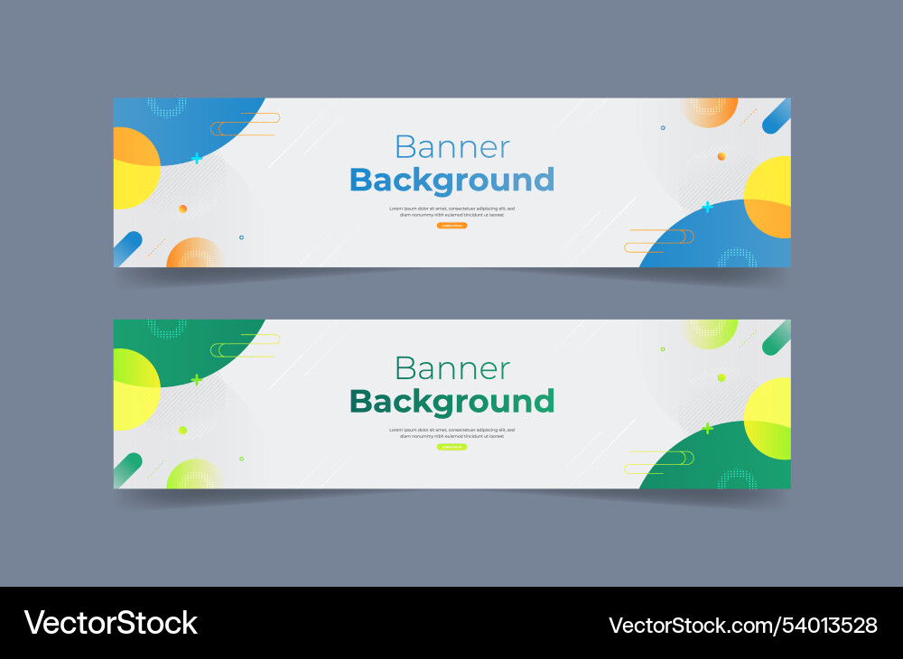 Modern geometric banner template Royalty Free Vector Image Modern geometric banner template Royalty Free Vector Image
