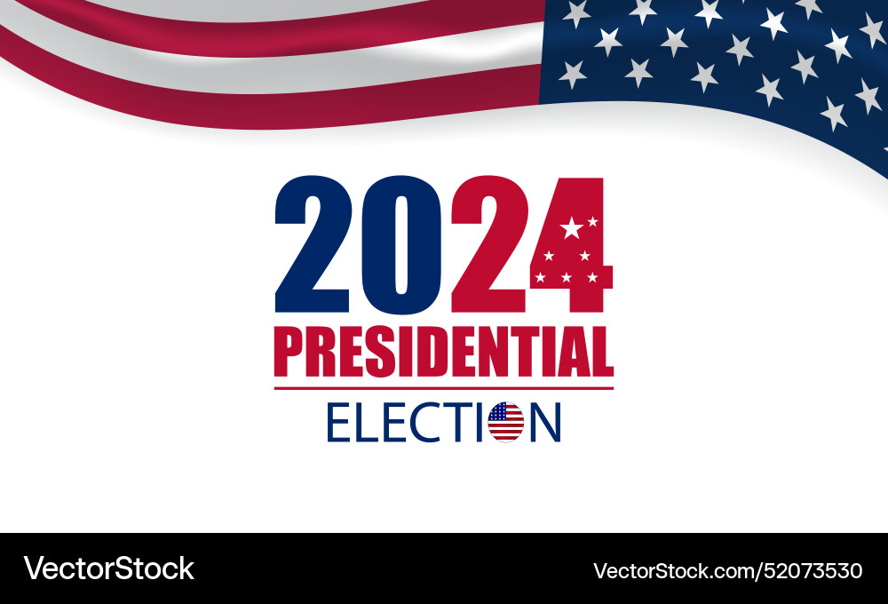 2024 presidential election candidates and Vector Image