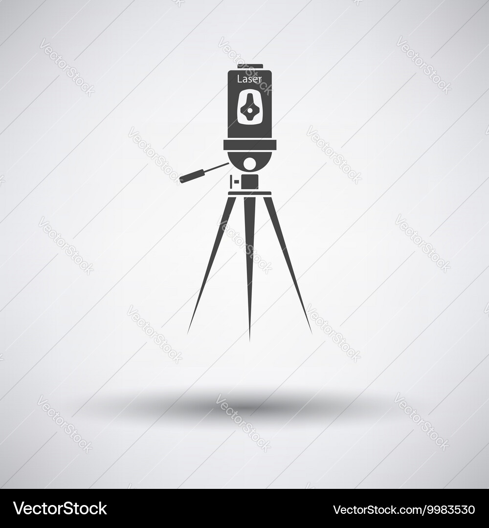 Laser level tool icon Royalty Free Vector Image