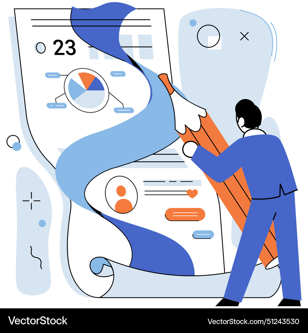 Personal profile profiles enable Royalty Free Vector Image