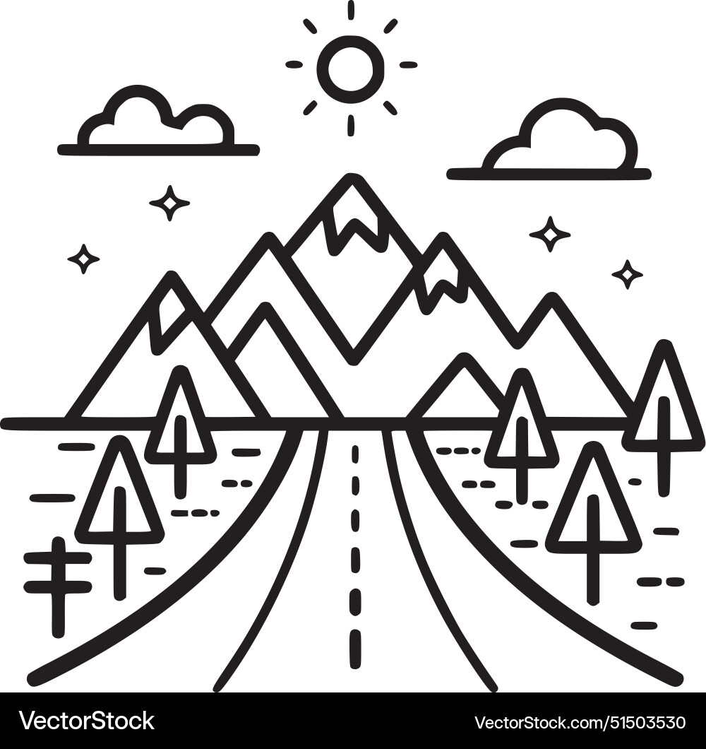 Road Icons Royalty Free Vector Image Vectorstock