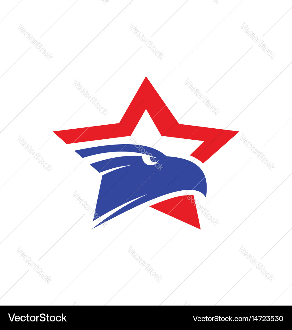 Star eagle logo Royalty Free Vector Image - VectorStock