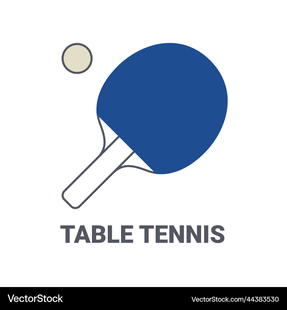 Table Tennis Logo Design