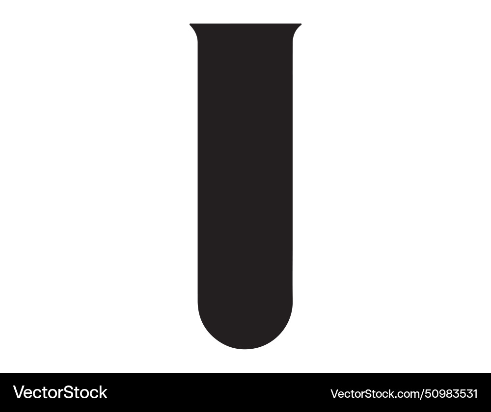 Beaker silhouette art Royalty Free Vector Image