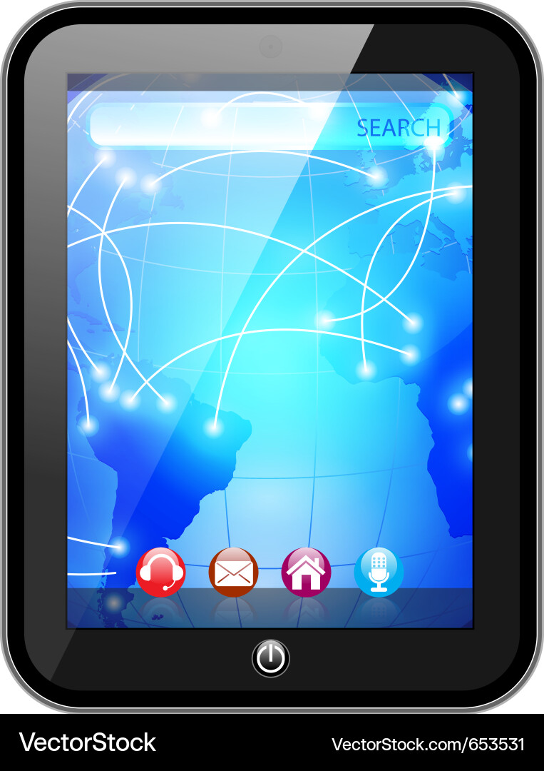 Touchpad Royalty Free Vector Image - VectorStock