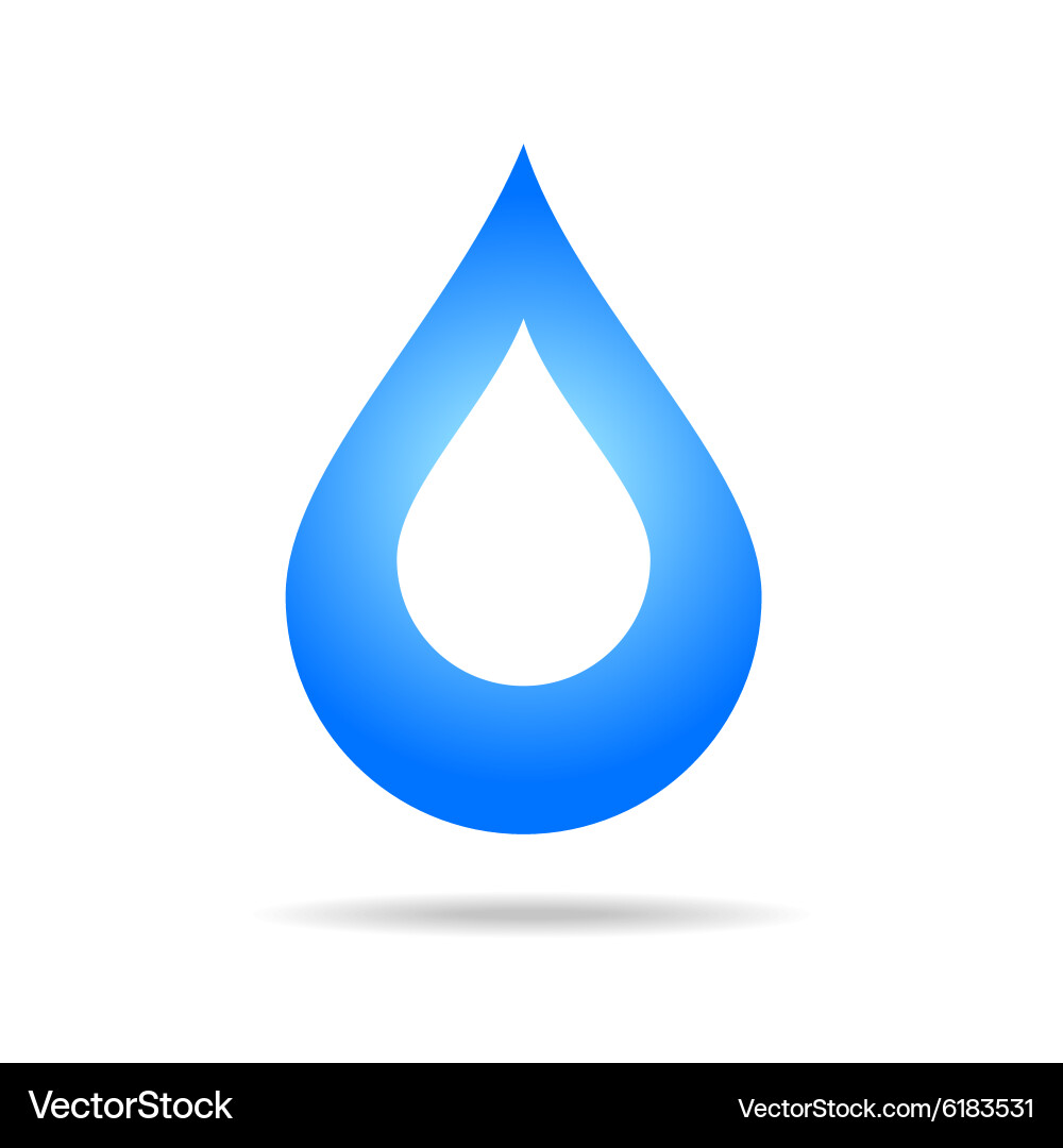 Water clear element Royalty Free Vector Image - VectorStock