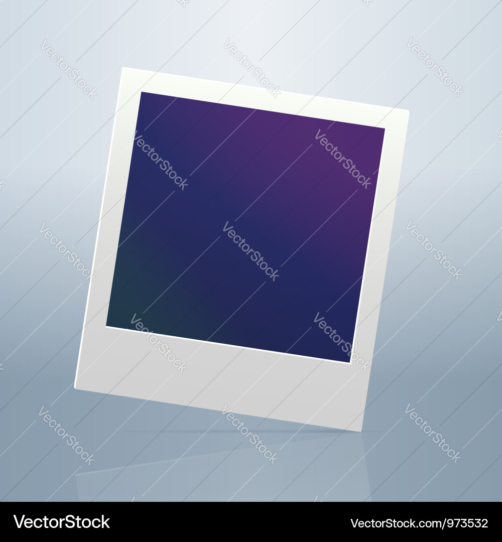 Polaroid Photo Frame Royalty Free Vector Image
