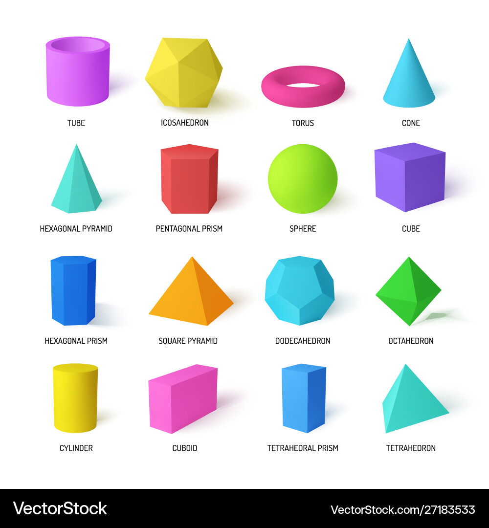Stereometry Vector Images (over 100)