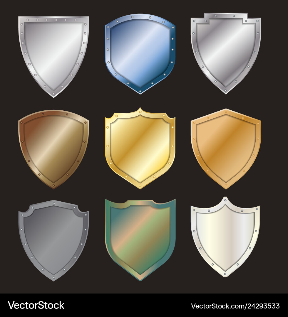 Shield Layout Steel Vector Images (52)