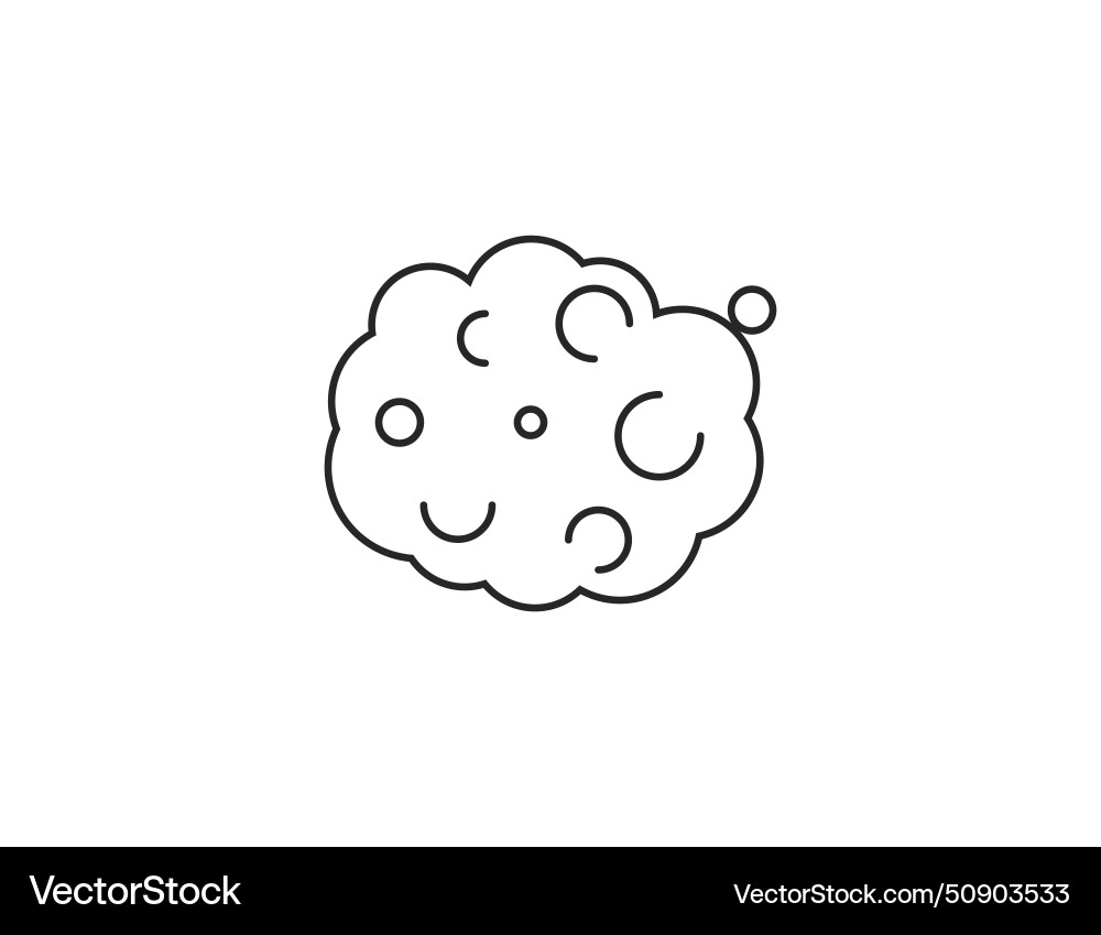 Tumor cancer disease icon Royalty Free Vector Image