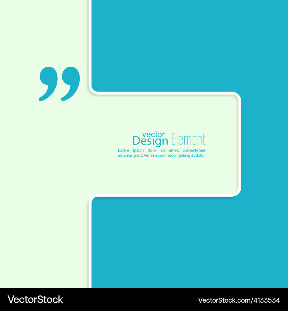 Quotation mark Royalty Free Vector Image - VectorStock