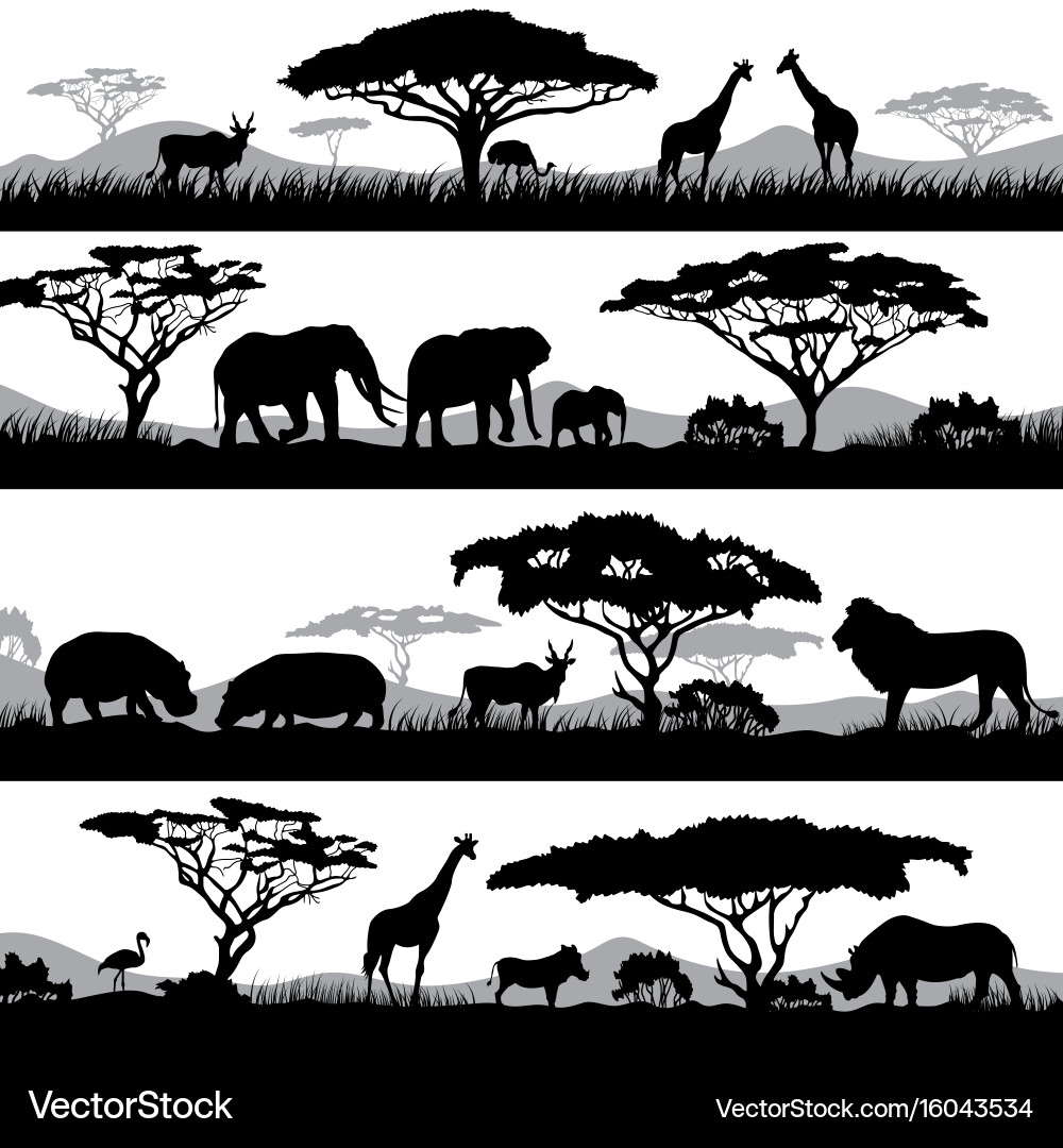 African Landscape Vector Images (over 12,000)