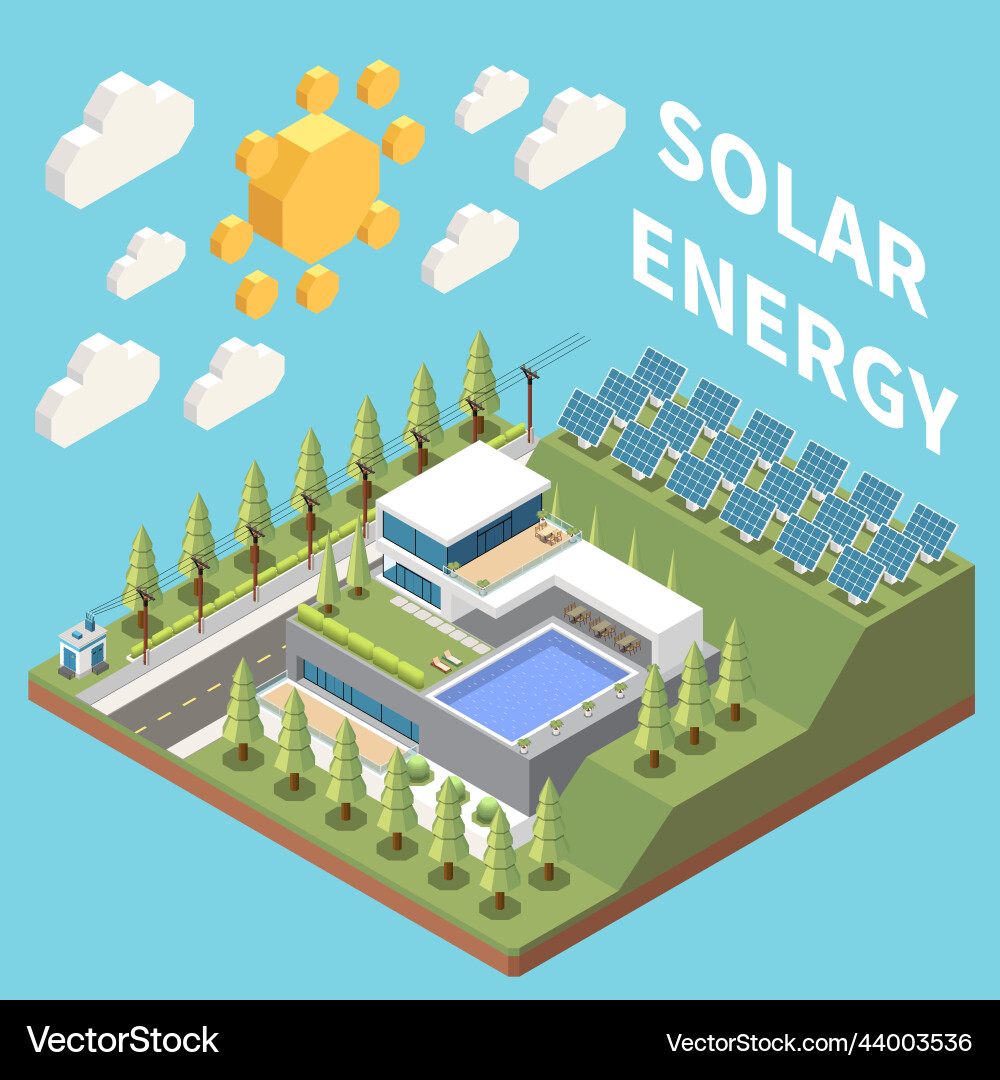 Green energy concept Royalty Free Vector Image