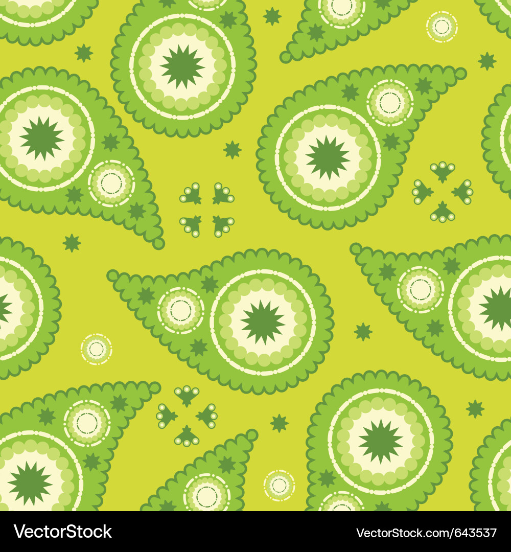 Modern paisley pattern Royalty Free Vector Image