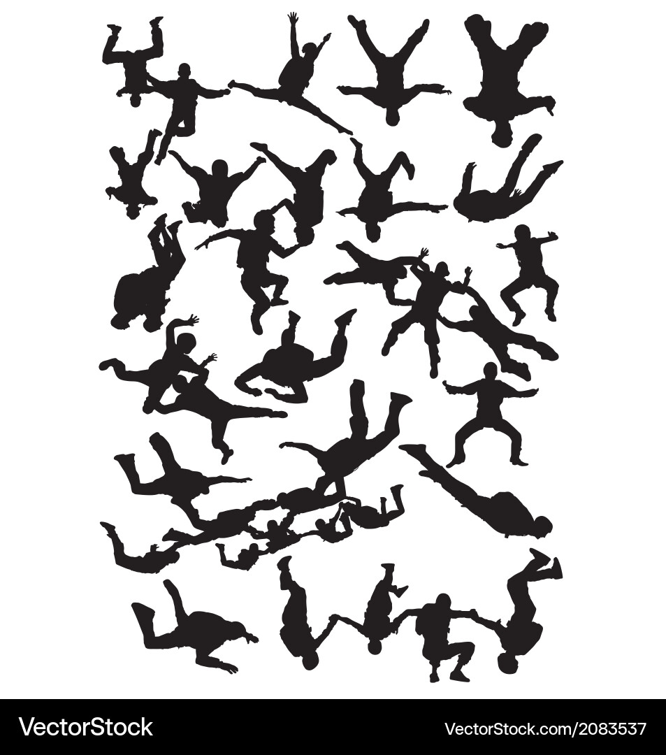 Skydiving Royalty Free Vector Image - VectorStock