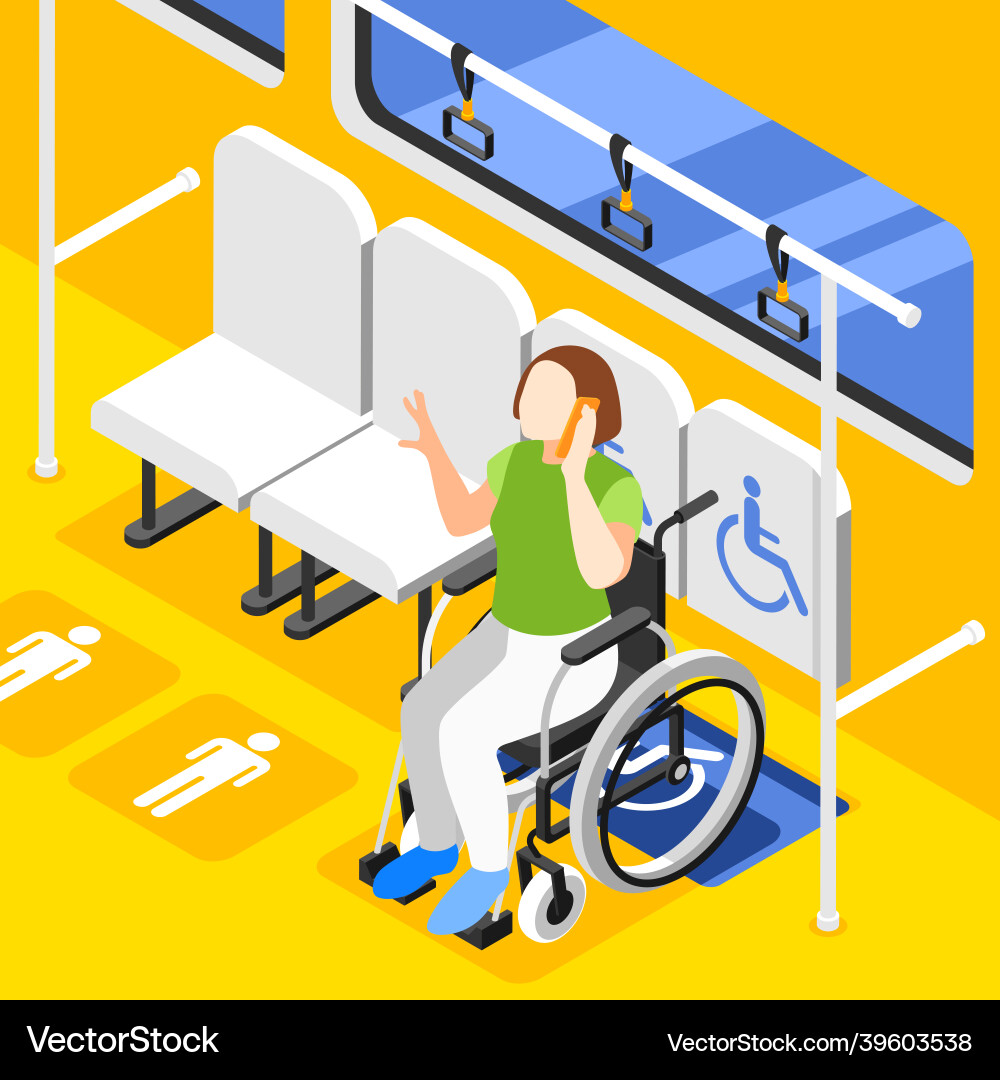 Accessible environment background Royalty Free Vector Image