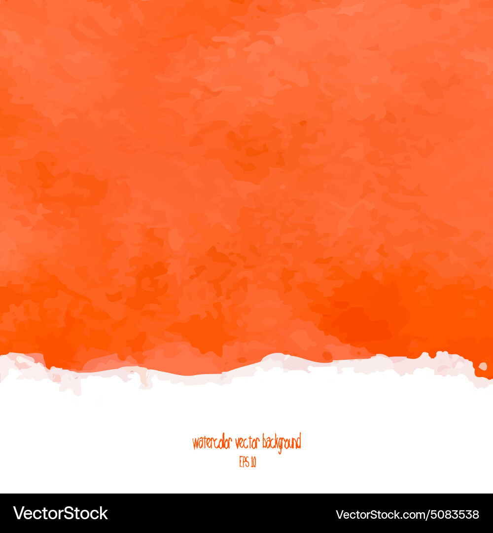 Red watercolor background Royalty Free Vector Image