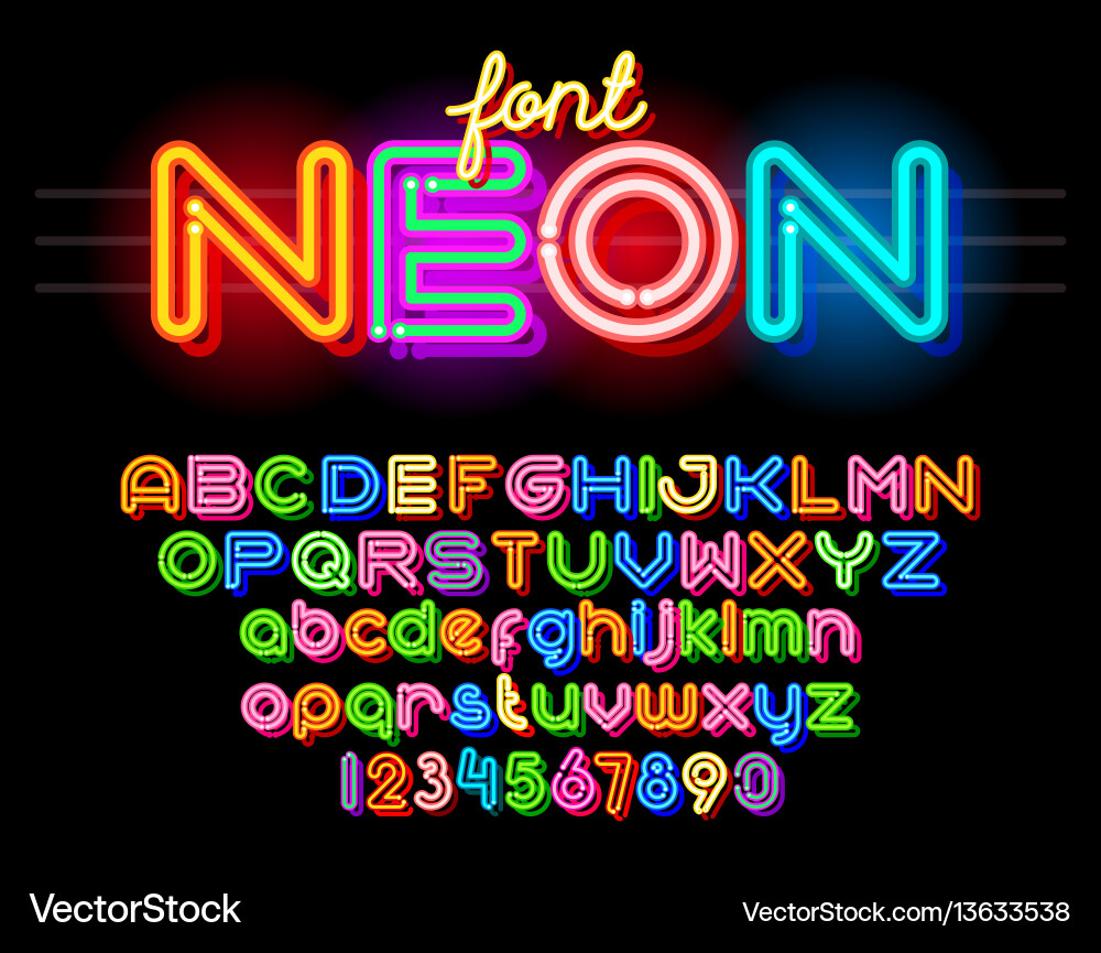 Condensed Rounded Font Vector Images (over 420)