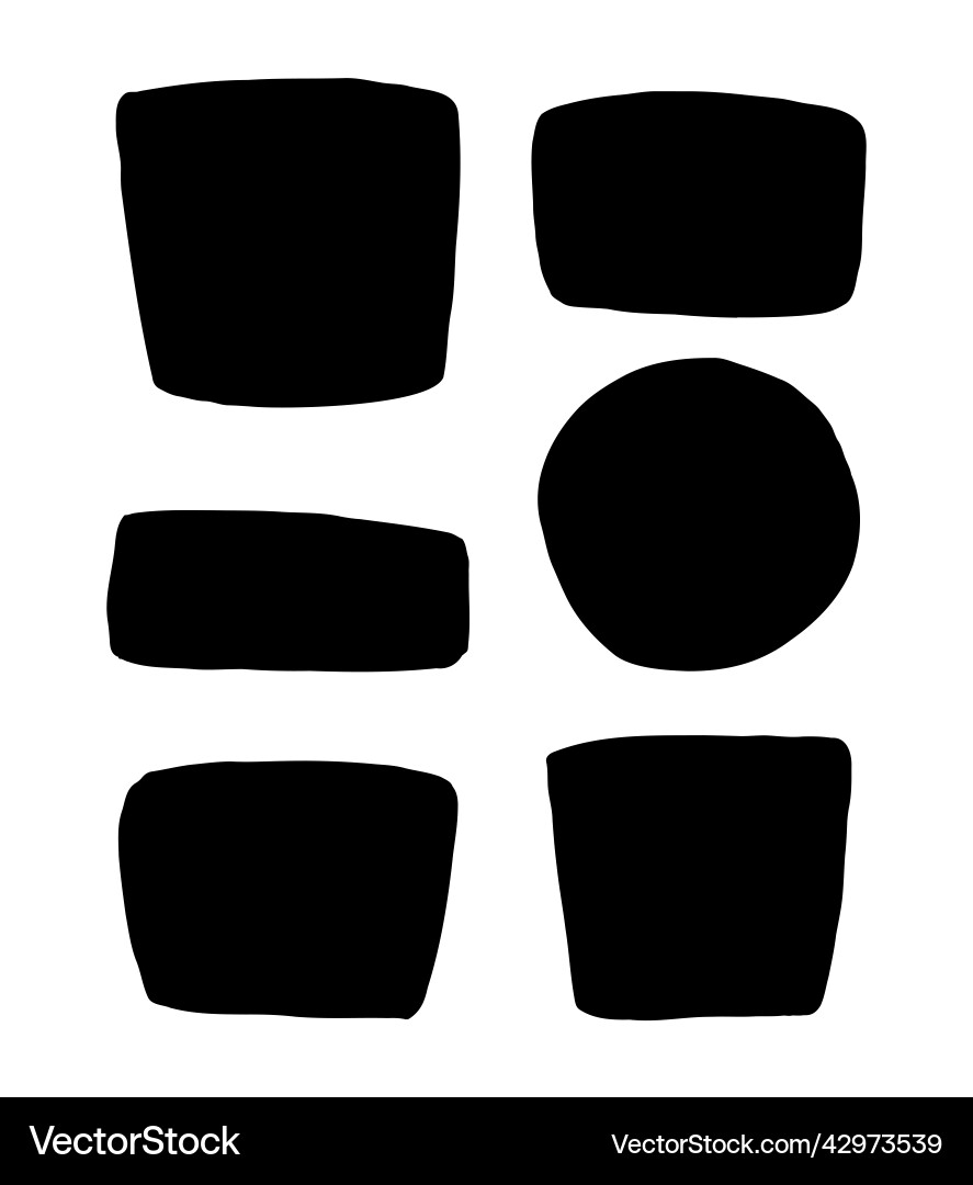 Freeform abstract shapes for text background Vector Image