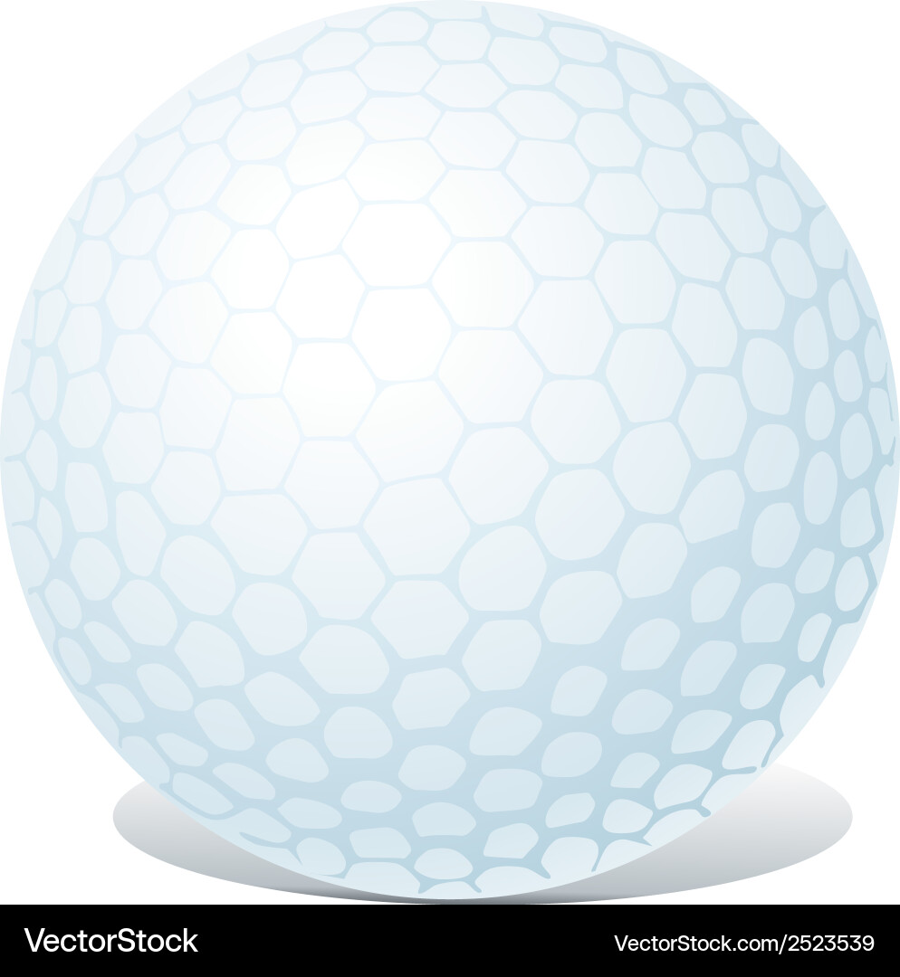 Golf ball Royalty Free Vector Image - VectorStock