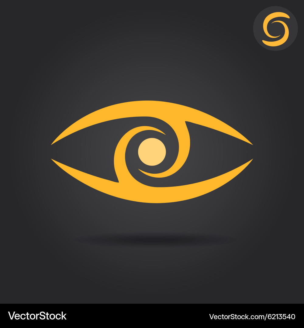 Optical Vortex Logo Royalty Free Vector Image - VectorStock