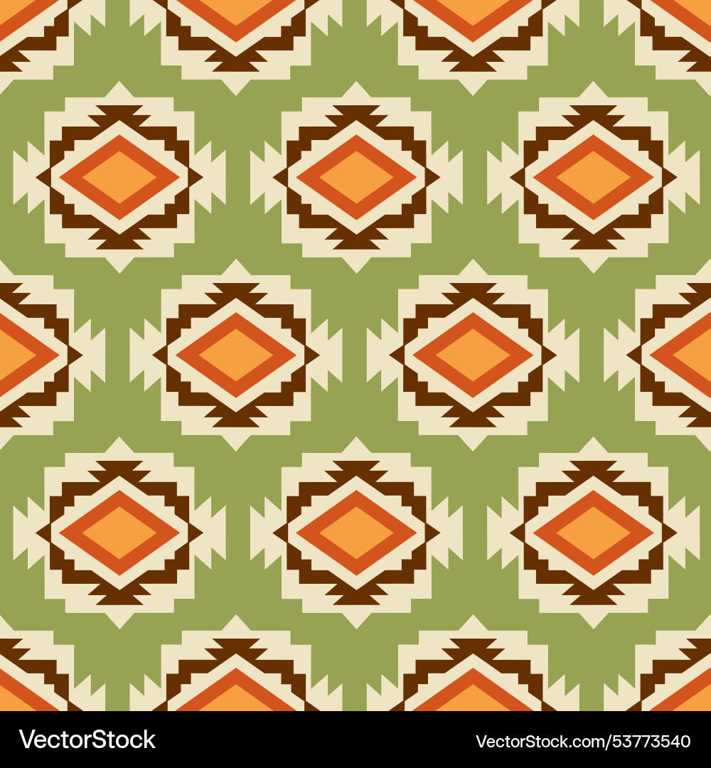 Southwestern aztec seamless pattern navajo print Vector Image