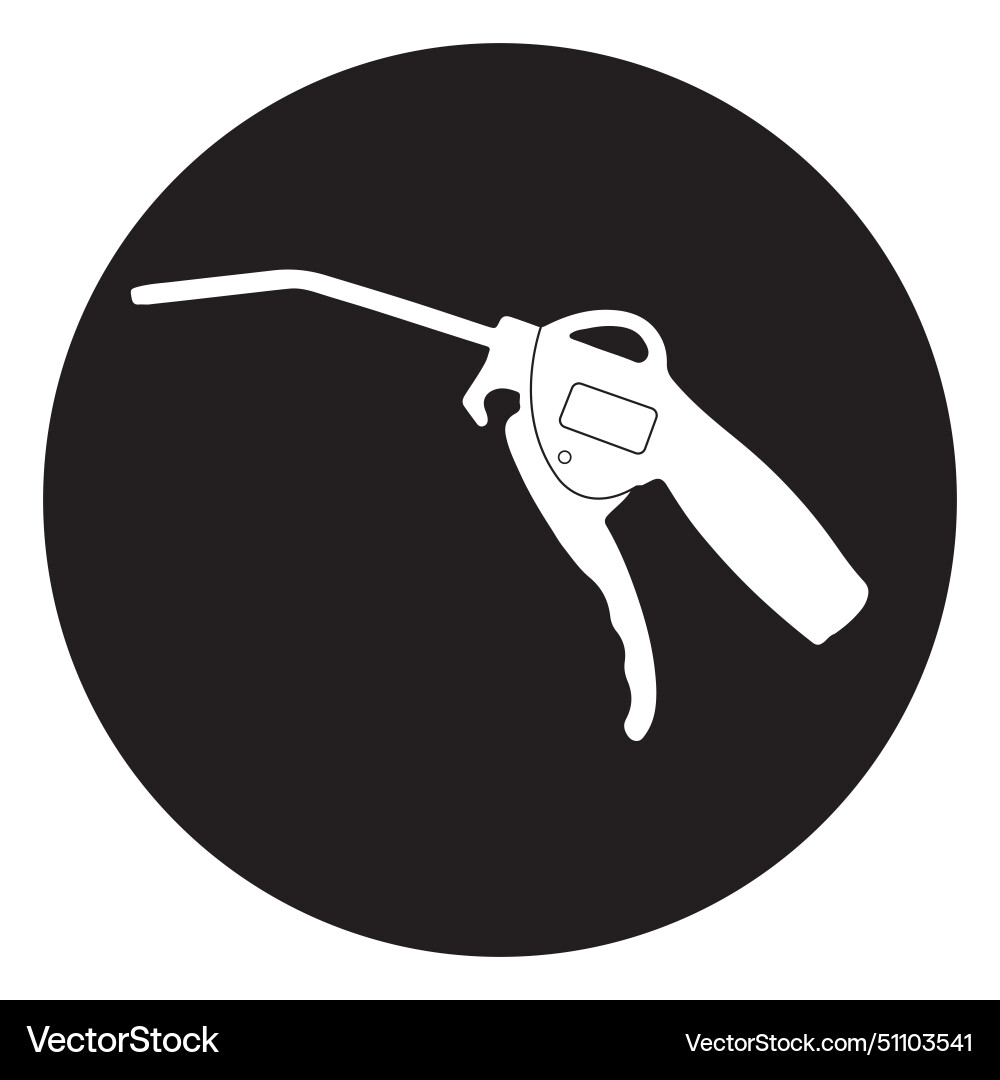 Air blow gun icon Royalty Free Vector Image - VectorStock